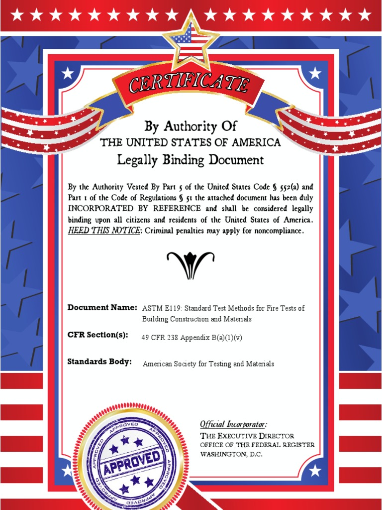 ASTM E119.pdf | Thermocouple | Fires