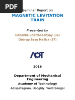 Magnetic Levitation Train Project Report | PDF | Train | Transport