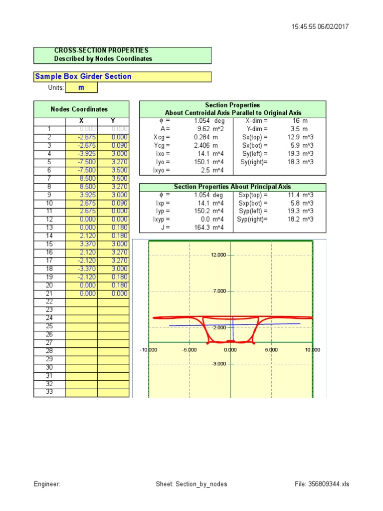 Cross-Section Properties Calculator | PDF | Applied And ...