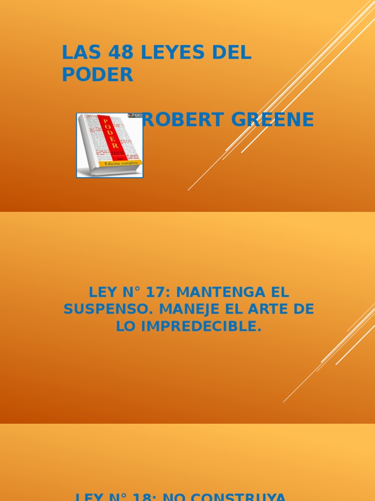 48 Leyes Del Poder | PDF