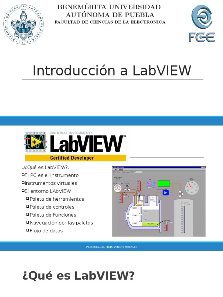 Introducción a LabVIEW y sus Aplicaciones | PDF | Programa de ...