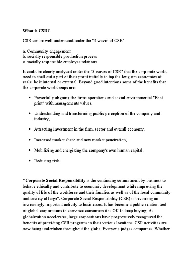 CSR Unit 4-2 | PDF | Corporate Social Responsibility | Supply Chain