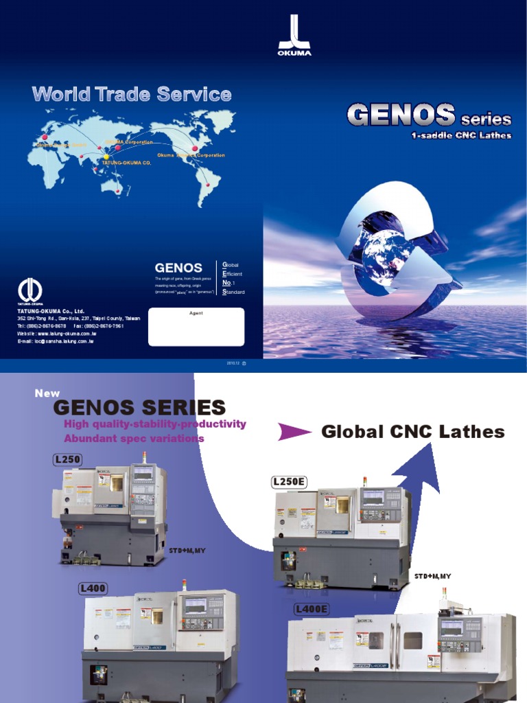 GENOS-en CNC OKUMA PDF | PDF | Numerical Control | Drill