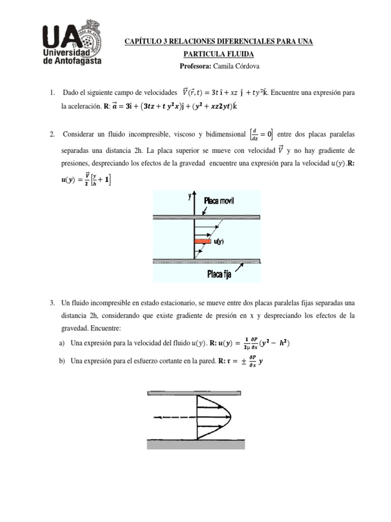 Guia 6 - Capitulo 4 | PDF | Viscosidad | Cantidades fisicas