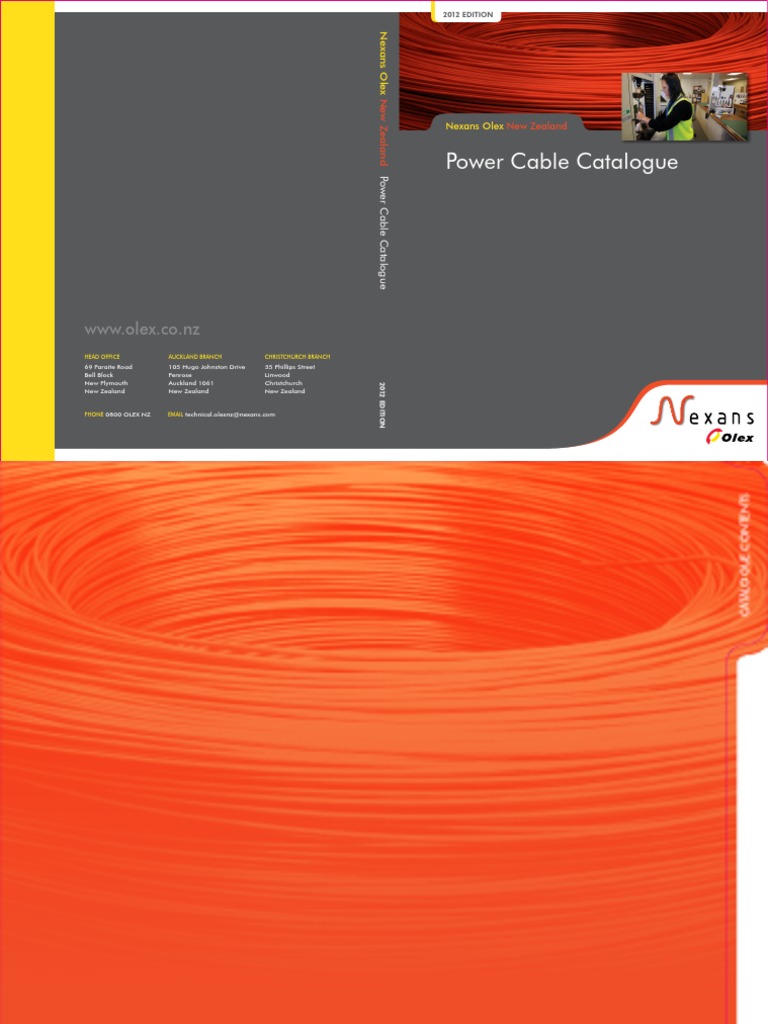 Power Cable Catalogue Full Version 2012 Pdf Pdf Technology