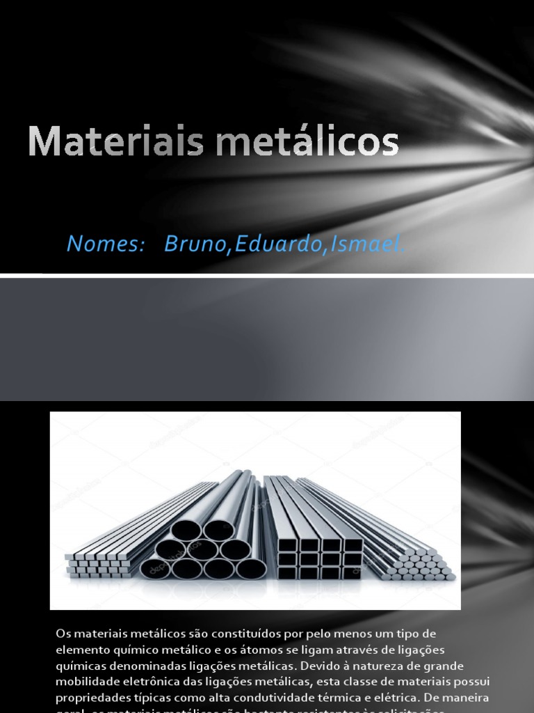 Materiais Metálicos | PDF | Metais | Liga