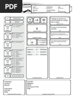 Firbolg - Character Sheet 1 | PDF | Role Playing Games | Leisure