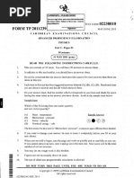 Physics - Unit - 1 - Paper - 1 - 2023 and Solution | PDF | Velocity ...