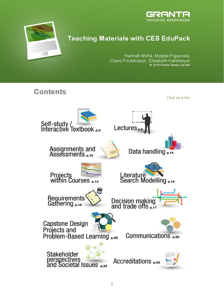 Teaching With CES EduPack PDF | PDF | Design | Engineering