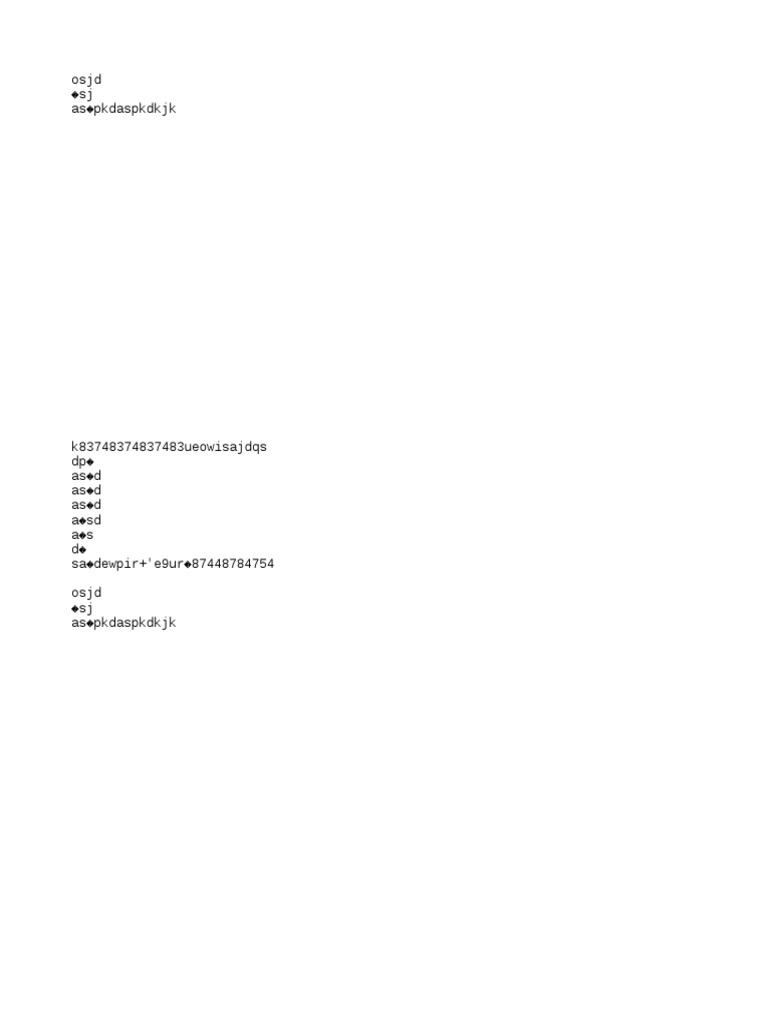 Random text document | PDF