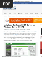 Migrate DHCP Scope(s) To Windows Server 2022 - PeteNetLive | PDF | Computing Platforms ...