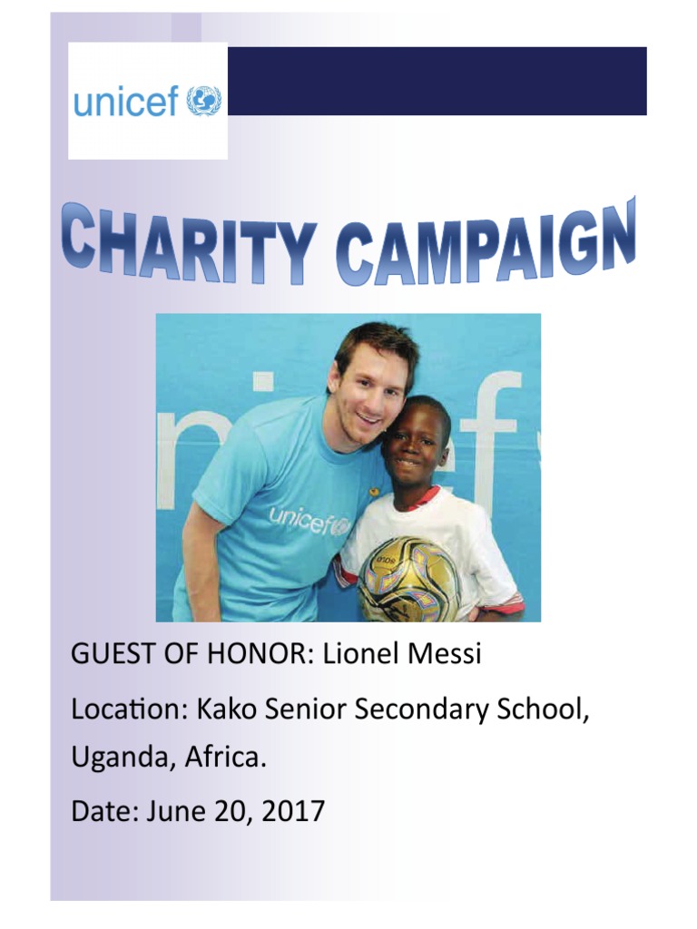 Lionel Messi's Visit to Kako School | PDF