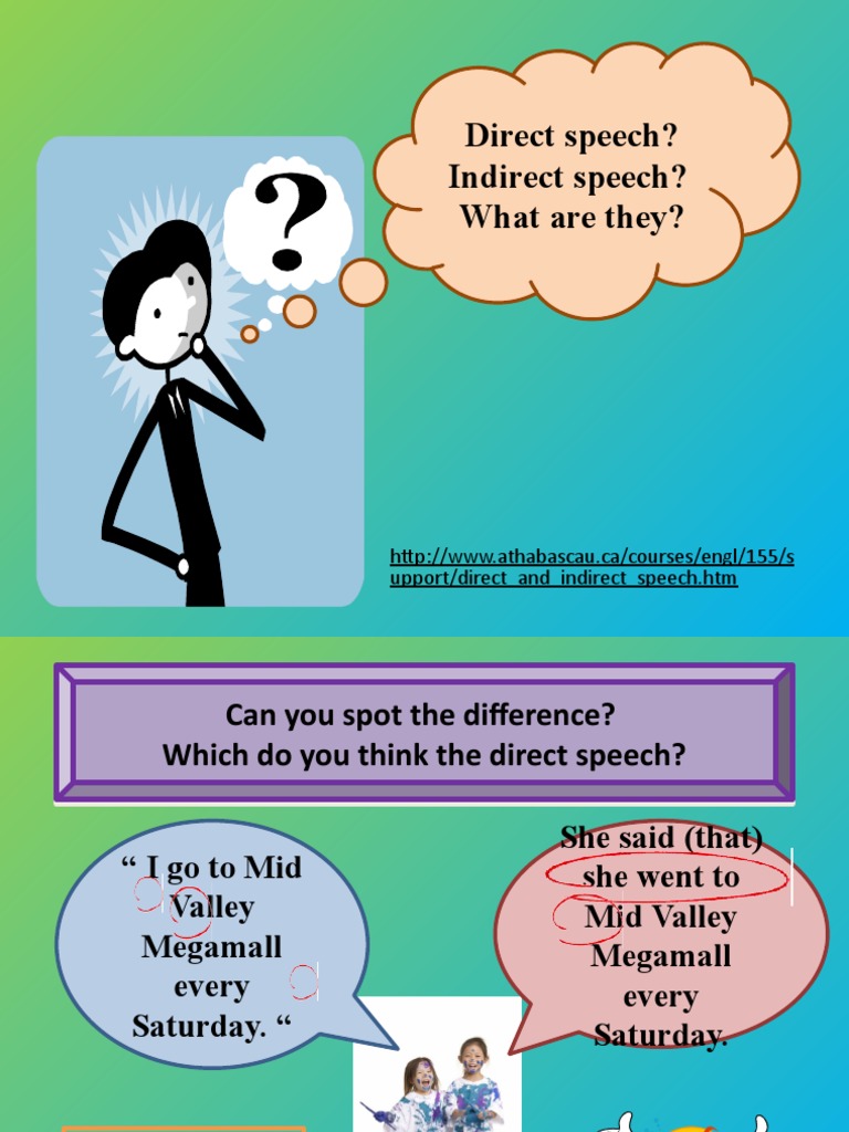 Direct & Indirect Speech | PDF | Morphology | Linguistic Typology