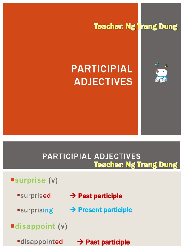 Participal Adjective | PDF