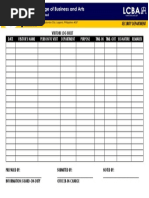 Daily Occurrence Book | PDF