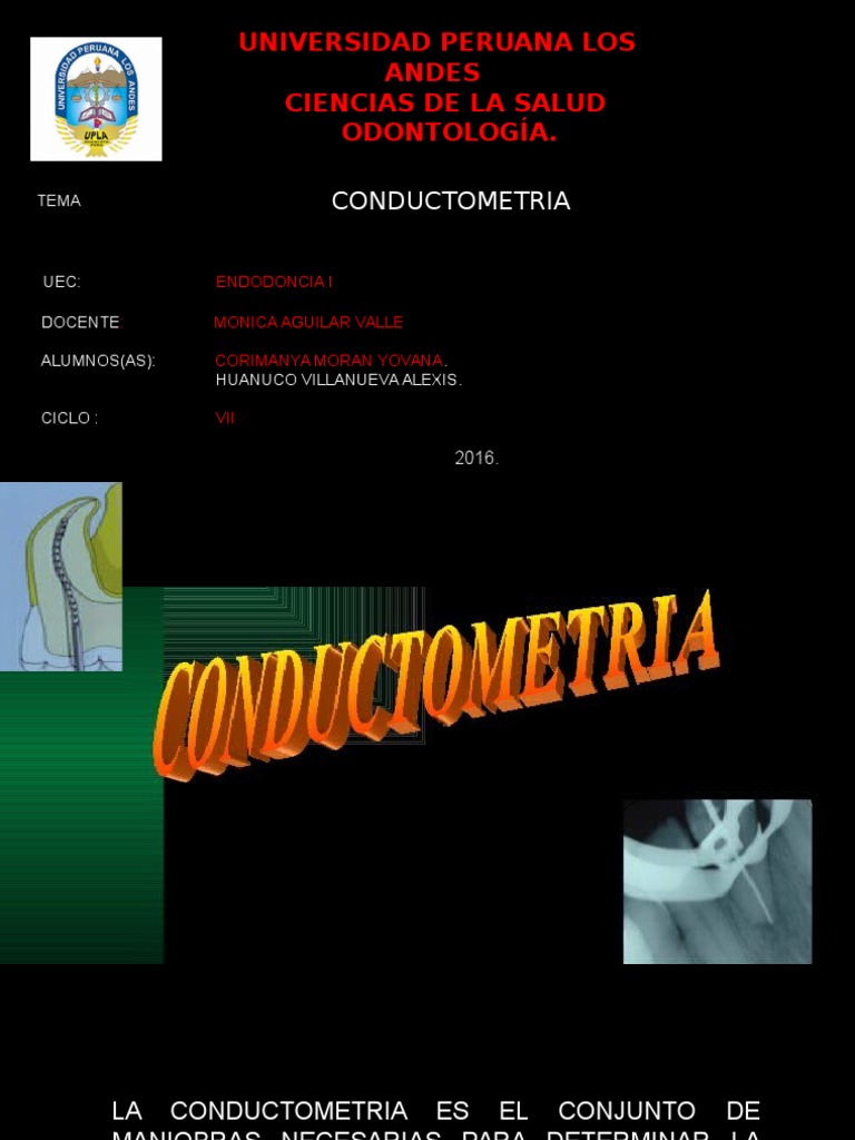 Exposicion de Conductometria Final | PDF | Especialidades Medicas ...