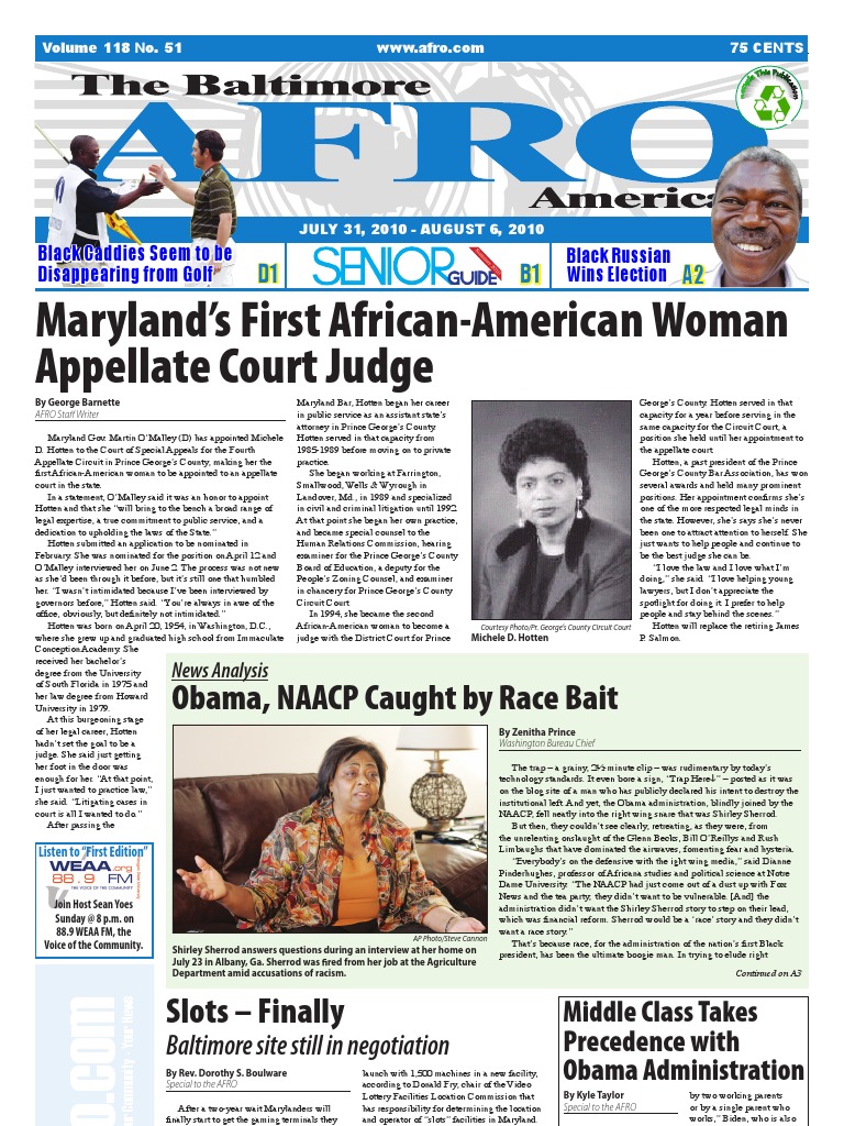 Baltimore Afro-American Newspaper, July 31, 2010 | PDF | Wachovia | Hiv ...