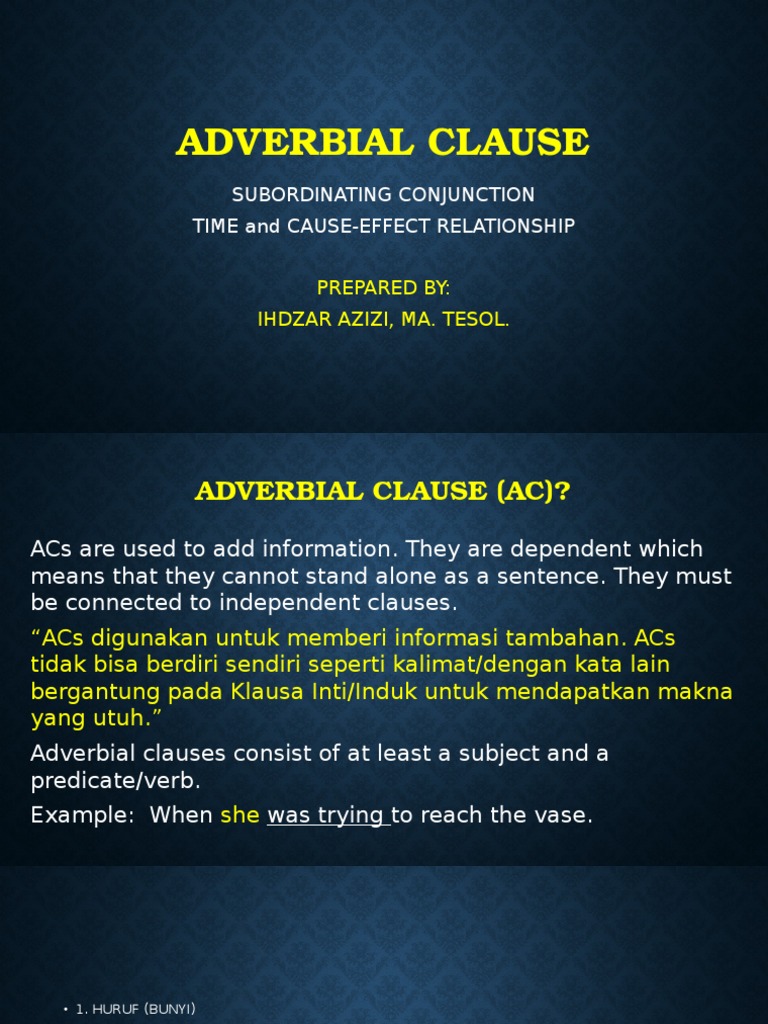 Adverbial Clause and Modal | PDF | Clause | Syntax