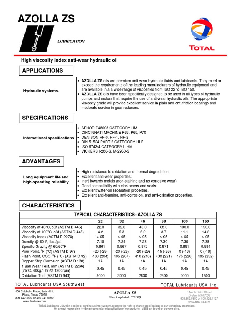 Total Azolla Zs Series Tlusa Sw.19483852 | PDF | Materials Science ...