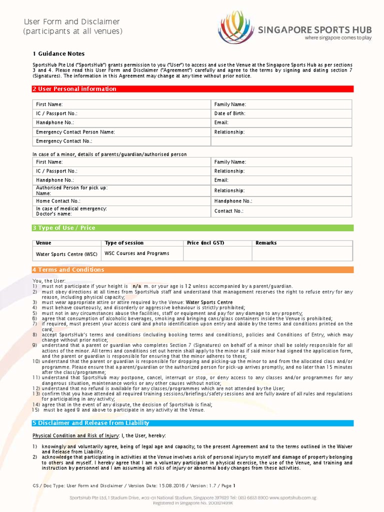 13 01 2017 User Form and Disclaimer FINAL %28course and Program%29 ...