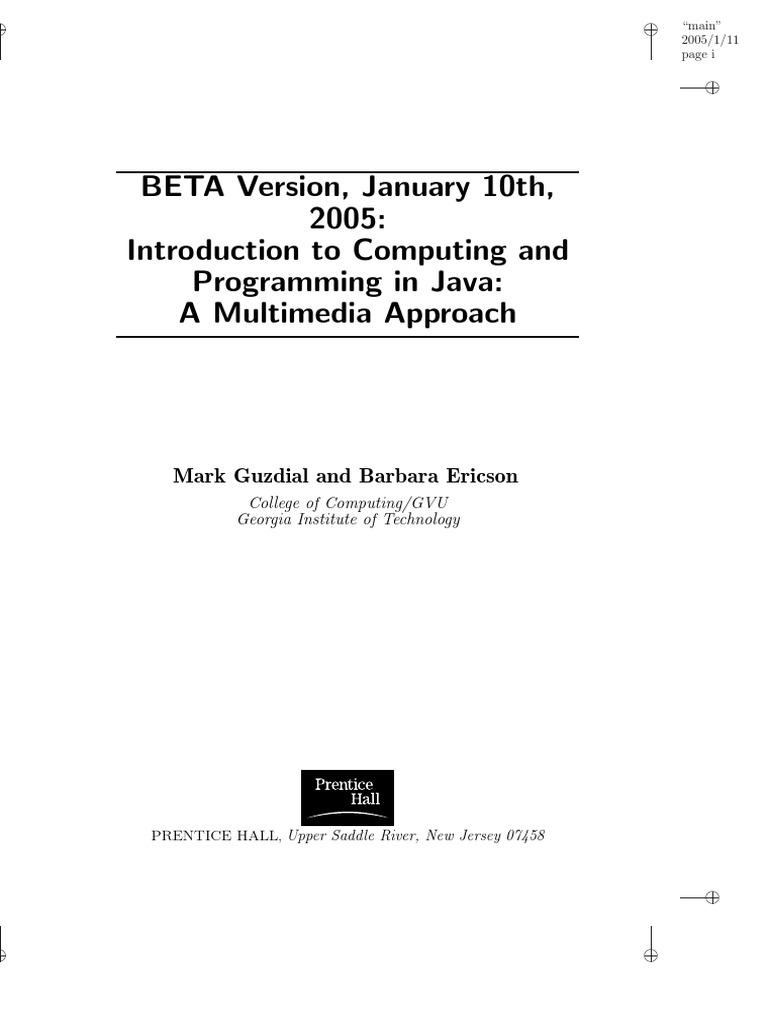 Mediacomp Java 1 10 05 PDF | PDF | Rgb Color Model | Areas Of Computer Science