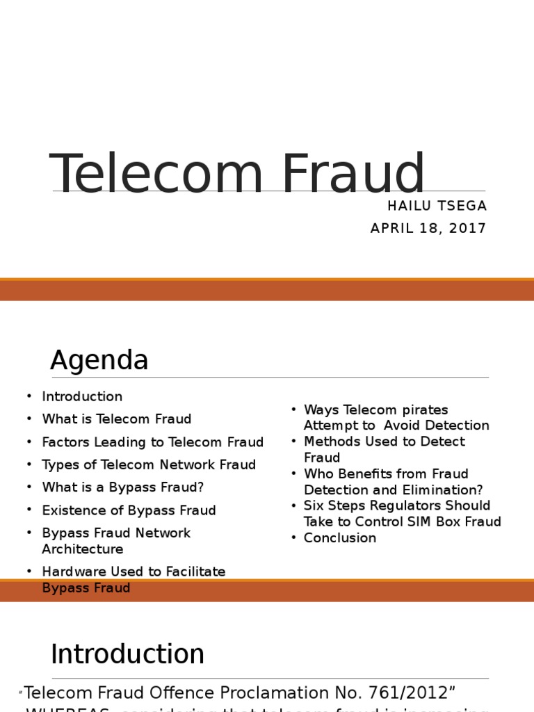 Combating Telecom Fraud: A Comprehensive Overview of the Causes ...
