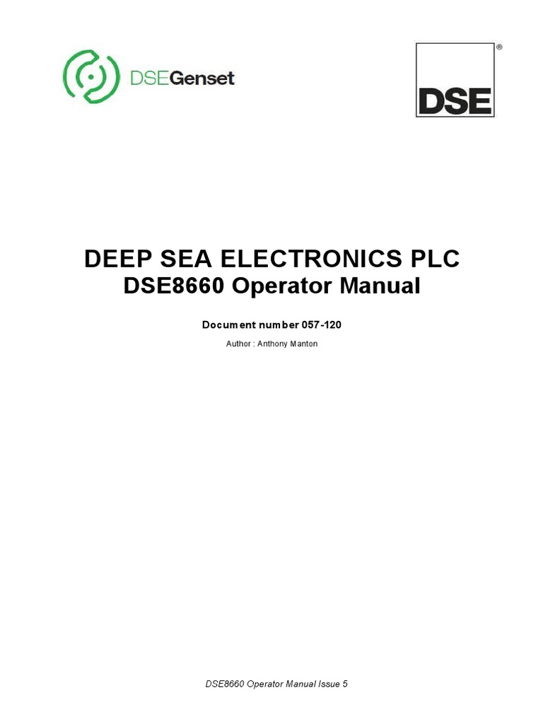 DSE8660 Operators Manual | PDF | Ip Address | Computer Network