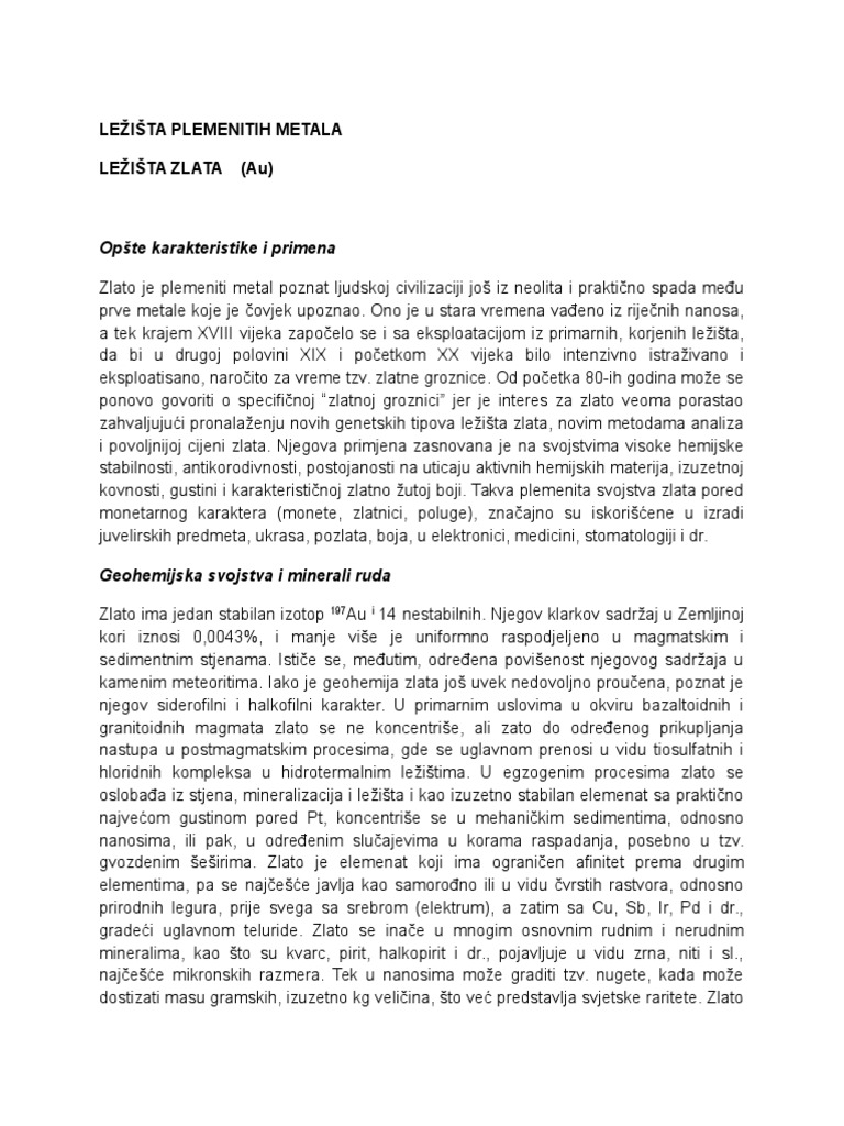Lezista Plemenitih Metala | PDF