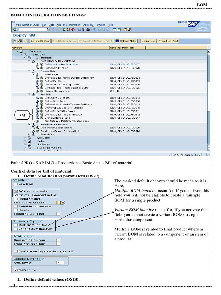 Bom | Production And Manufacturing | Software Engineering
