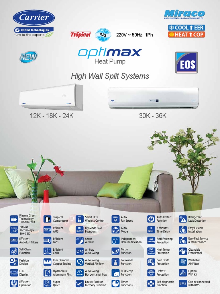 Sales Catalogue - Optimax Heat Pump - English | PDF | Air Conditioning ...