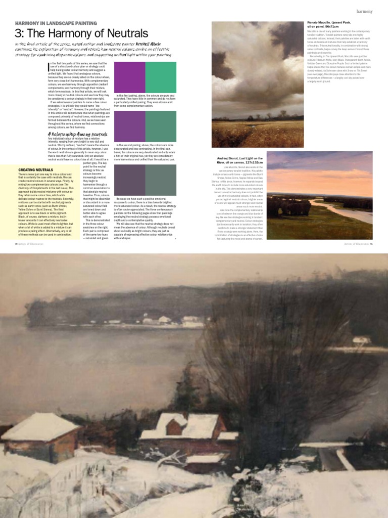 Understanding Neutral Colors | PDF | Color | Paintings