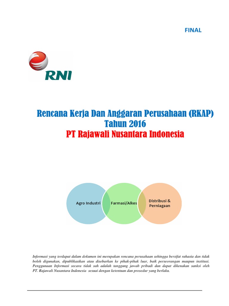 Buku Rkap 2016 | PDF