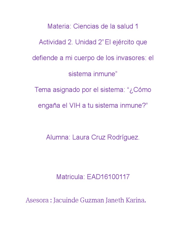 El Sistema Inmune | PDF