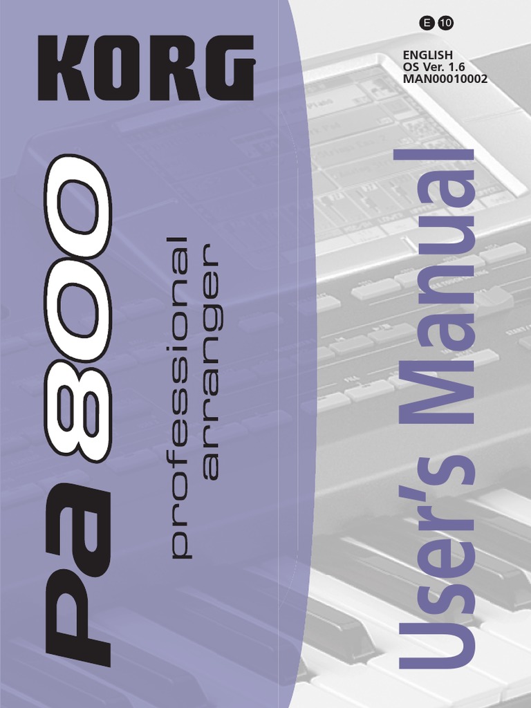 Pa800 160UM ENG | PDF | Ac Power Plugs And Sockets | Computer Keyboard