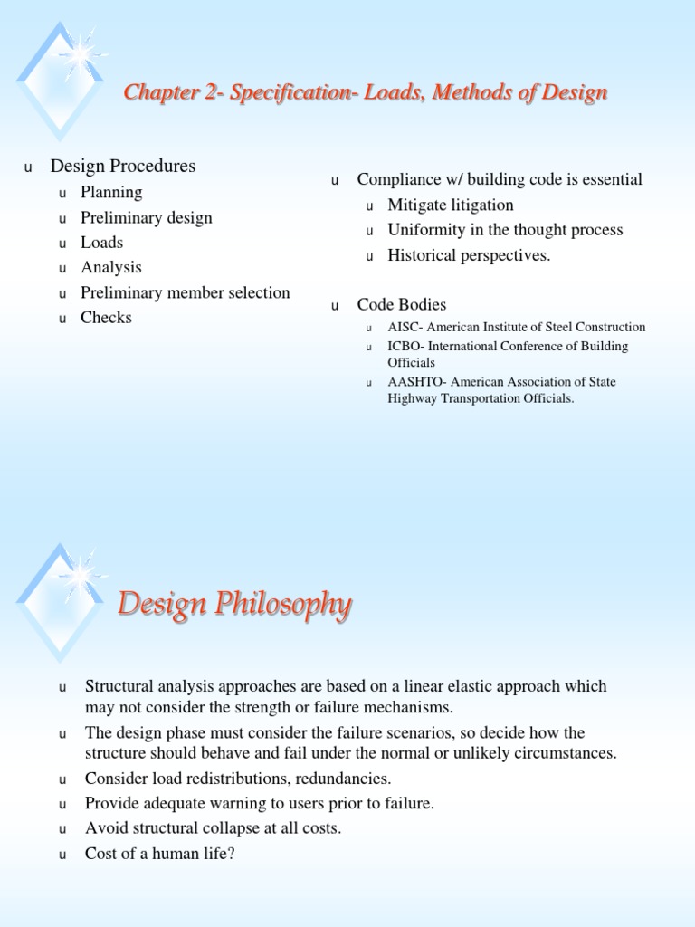 Specs, Loads, & Methods of Design | PDF | Structural Load | Snow