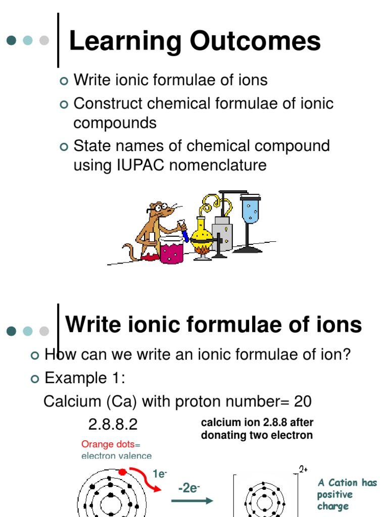 Ionic Compounds and Nomenclature Guide | PDF | Ion | Ionic Bonding