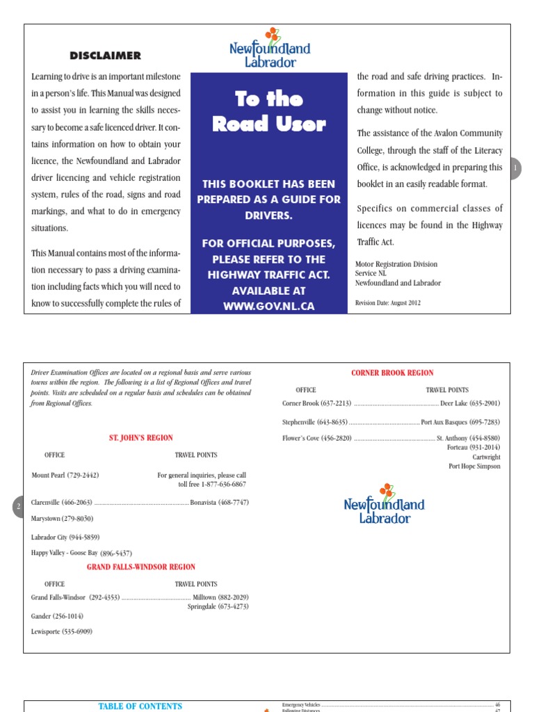 Road Users Guide | PDF | Driver's License | Driving