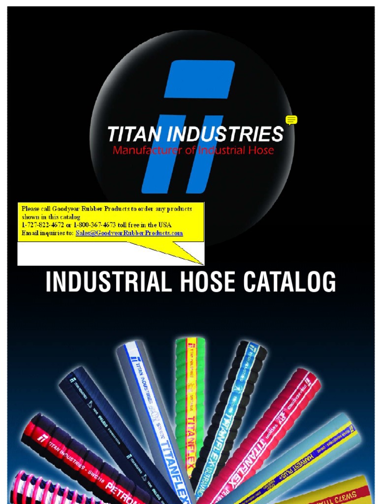 Titan Industrial Hose Catalog2010 | PDF | Petroleum | Natural Rubber