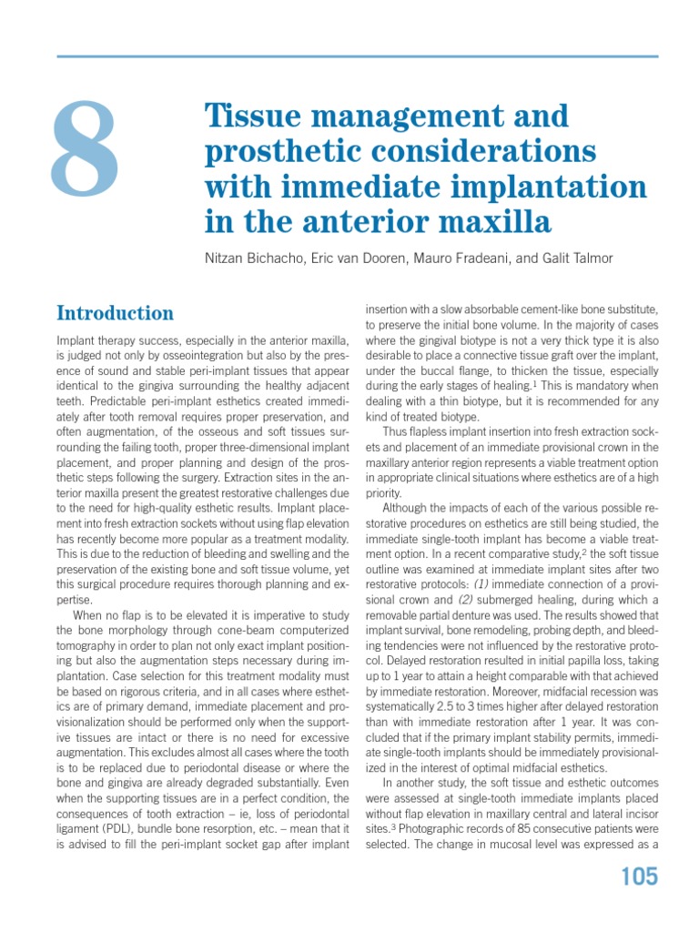 Tissue Management | PDF | Dental Implant | Dentistry Branches
