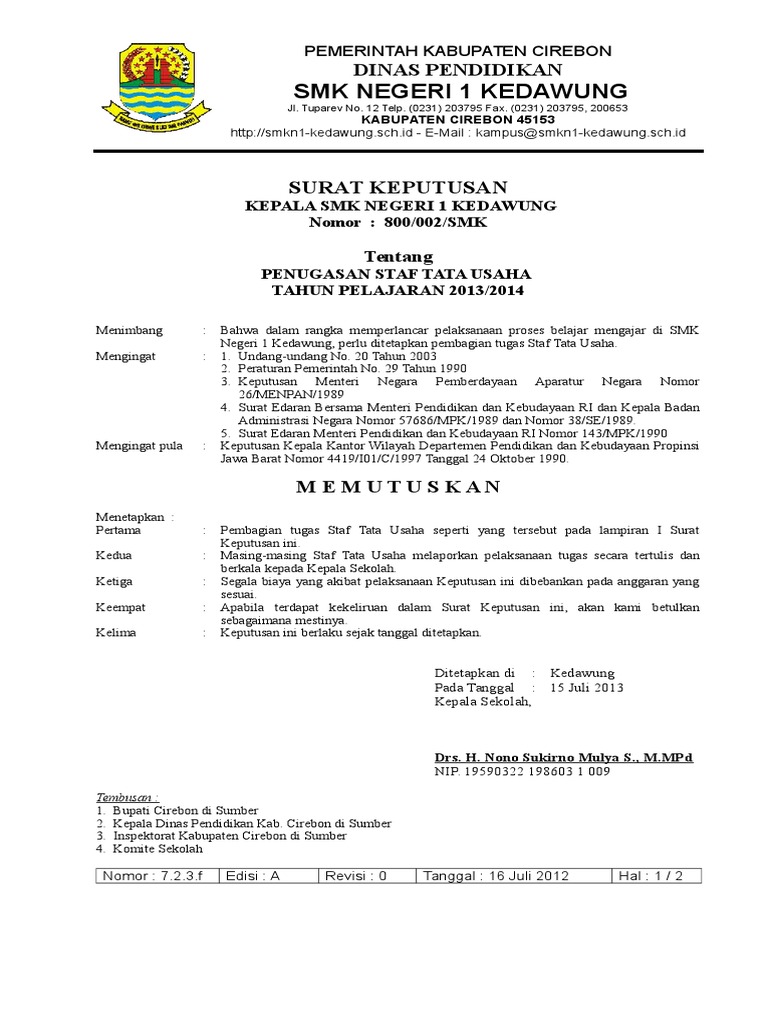 SK Tata Usaha SMK | PDF