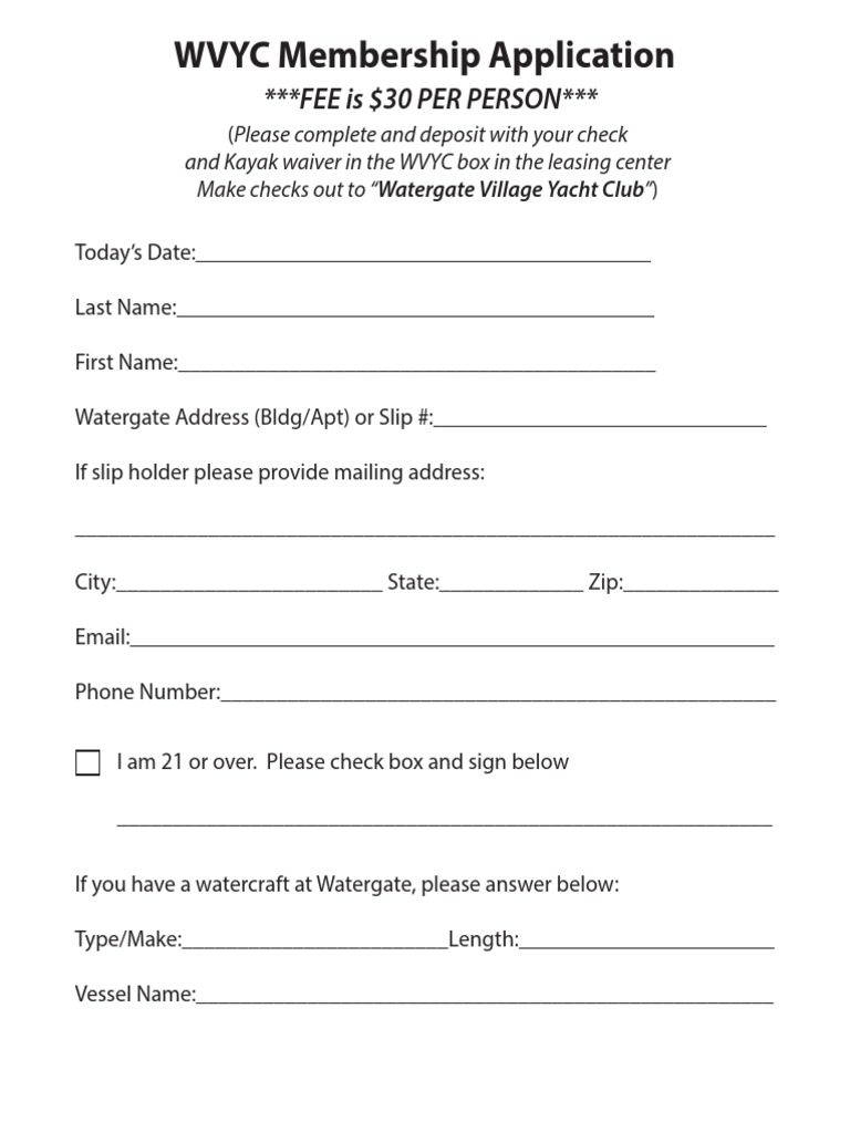 Wvyc Application 2017 | PDF | Finance & Money Management | Home & Garden