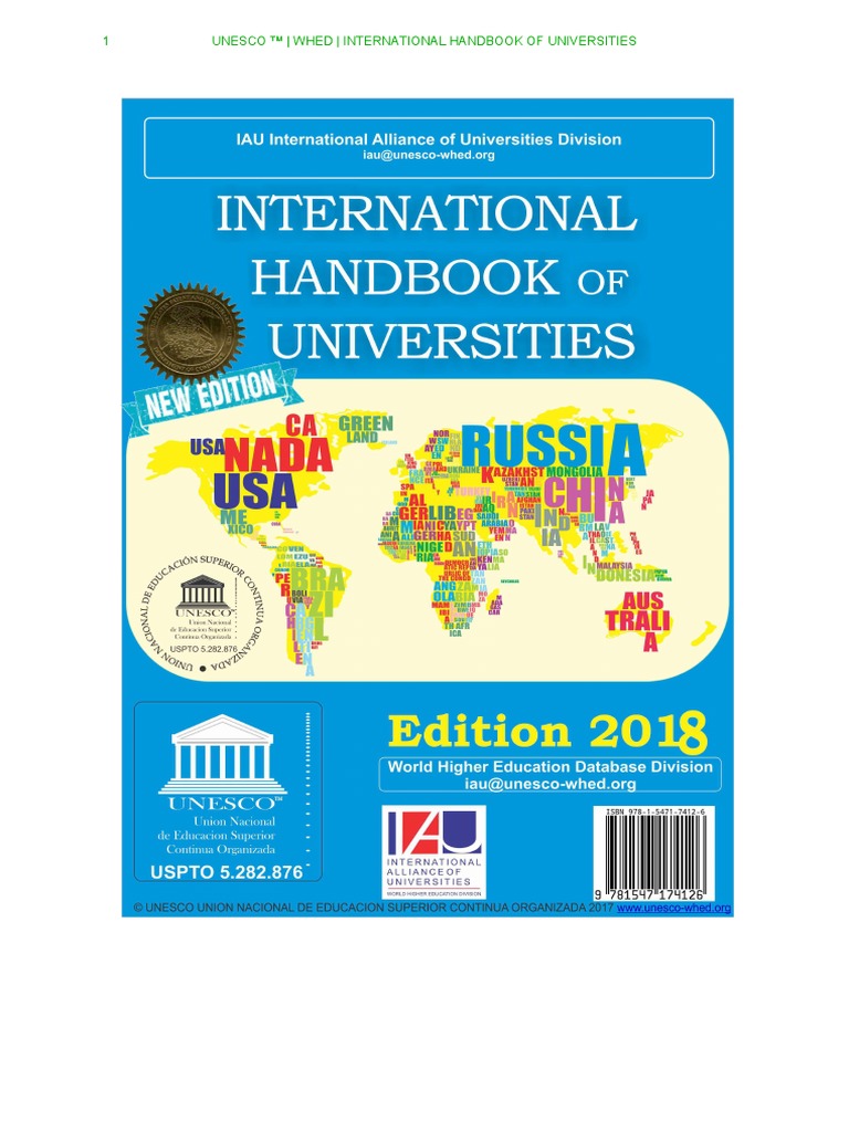 World Higher Education Database 2018 by UNESCO | PDF | Distance Education