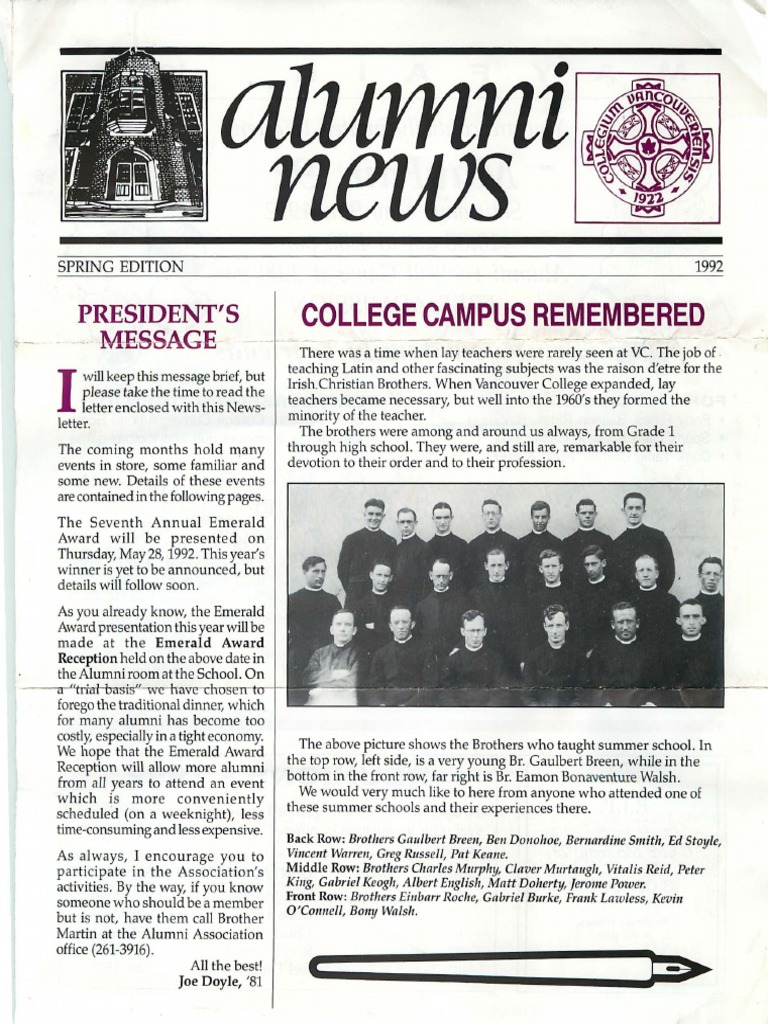 VC Alumni News | PDF | Schools | University