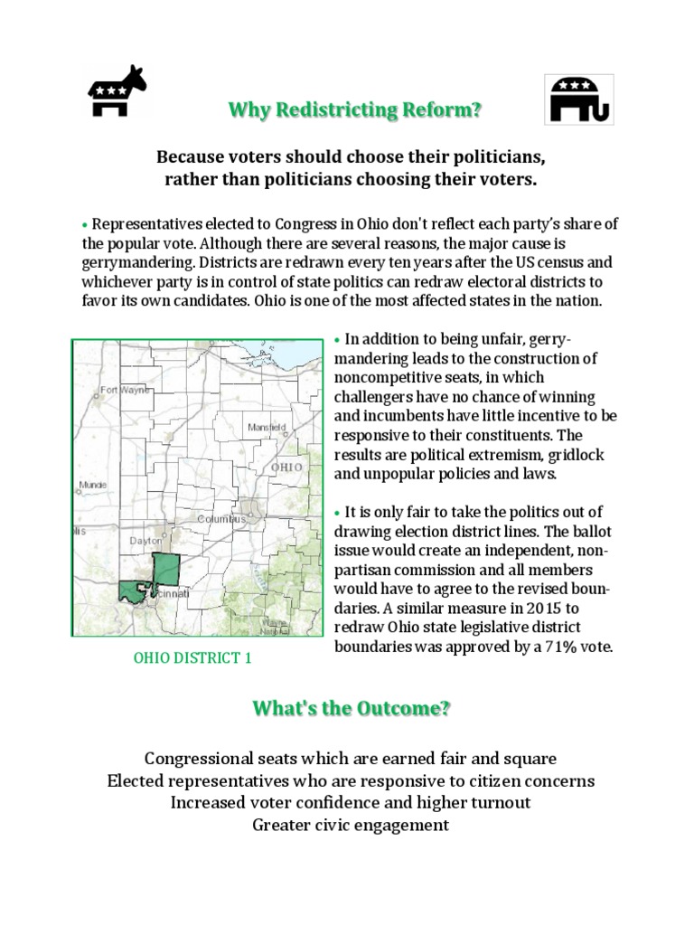 Why Redistricting Reform Pdf Gerrymandering Electoral District