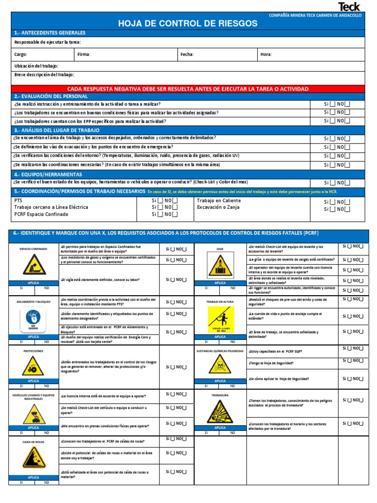 D-103339-Formato HCR 2015 Teck CDA | PDF | Naturaleza