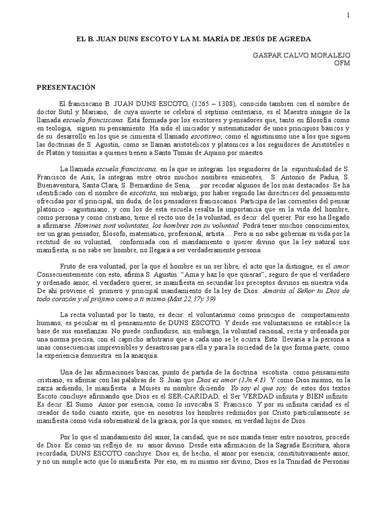 Juan Dun Escoto y Ma Jesus Agreda | PDF | María, madre de Jesús ...