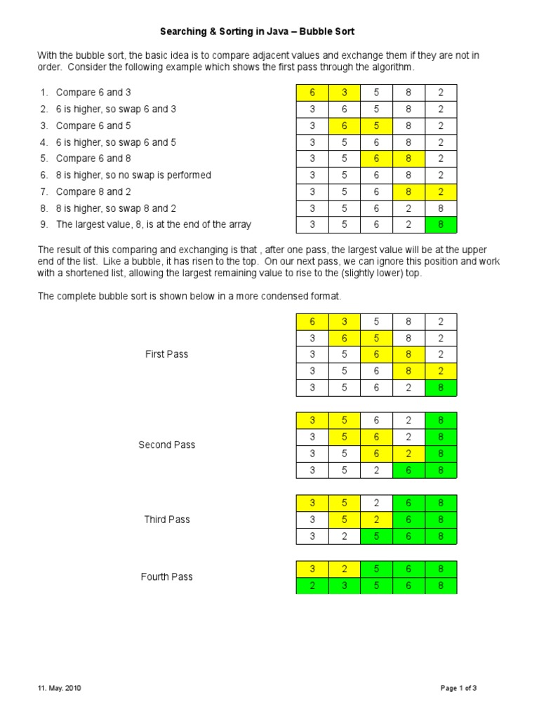05 Bubble Sort | PDF | Discrete Mathematics | Software Engineering