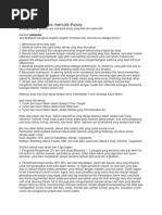 Panduan Menulis Esai Lomba | PDF