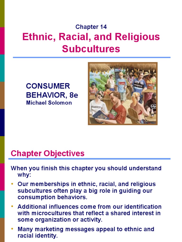 Ethnic and Religious Subcultures in Marketing | PDF | Ethnic Groups ...