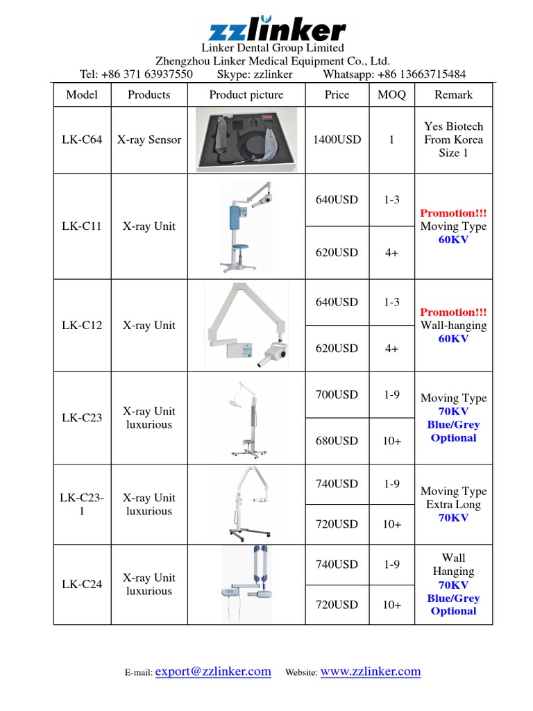3C X-Ray Unit Offer PDF | PDF | Imaging
